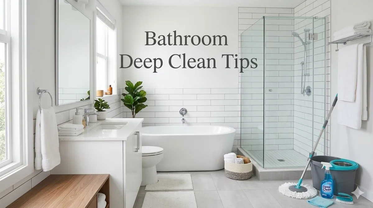 10 Effective Tips to Deep Clean Your Bathroom at Home