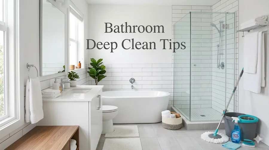 10 Effective Tips to Deep Clean Your Bathroom at Home