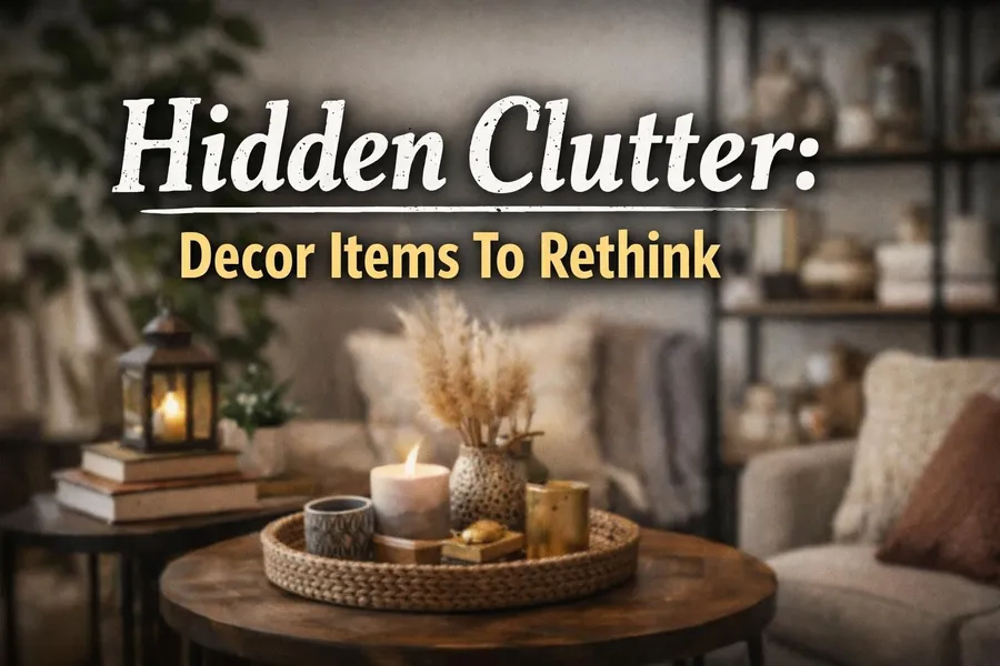 10 Decor Items Secretly Cluttering Your Home- Tips To Save Space