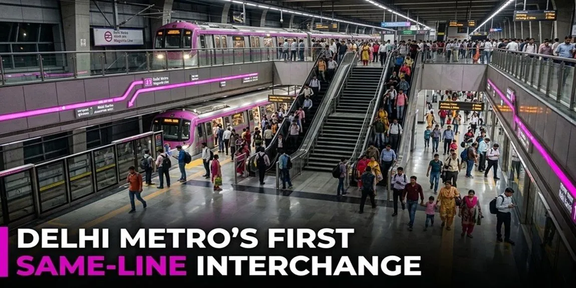 A First for Delhi Metro: Nabi Karim Station to Allow Same-Line Train Change