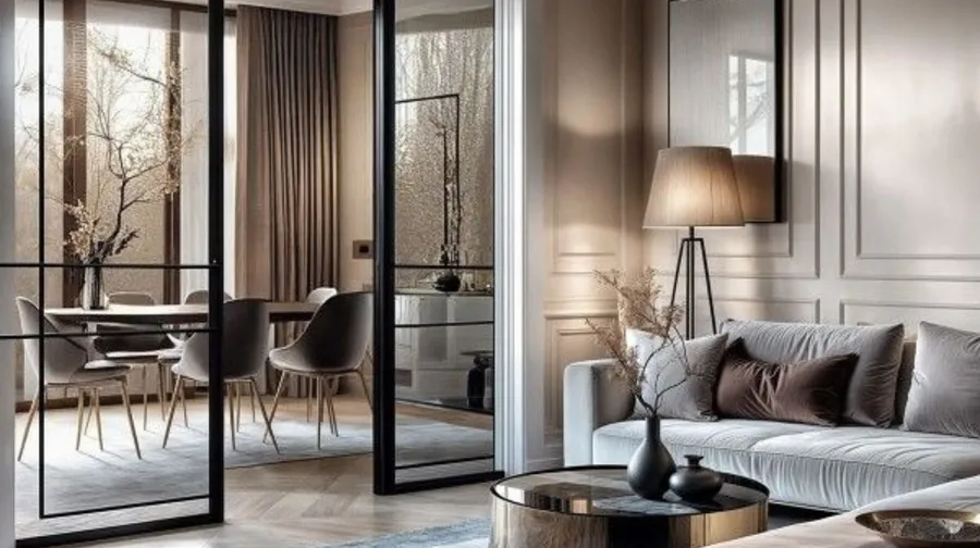 10 Stylish Living and Dining Area Partition Ideas for Modern Homes