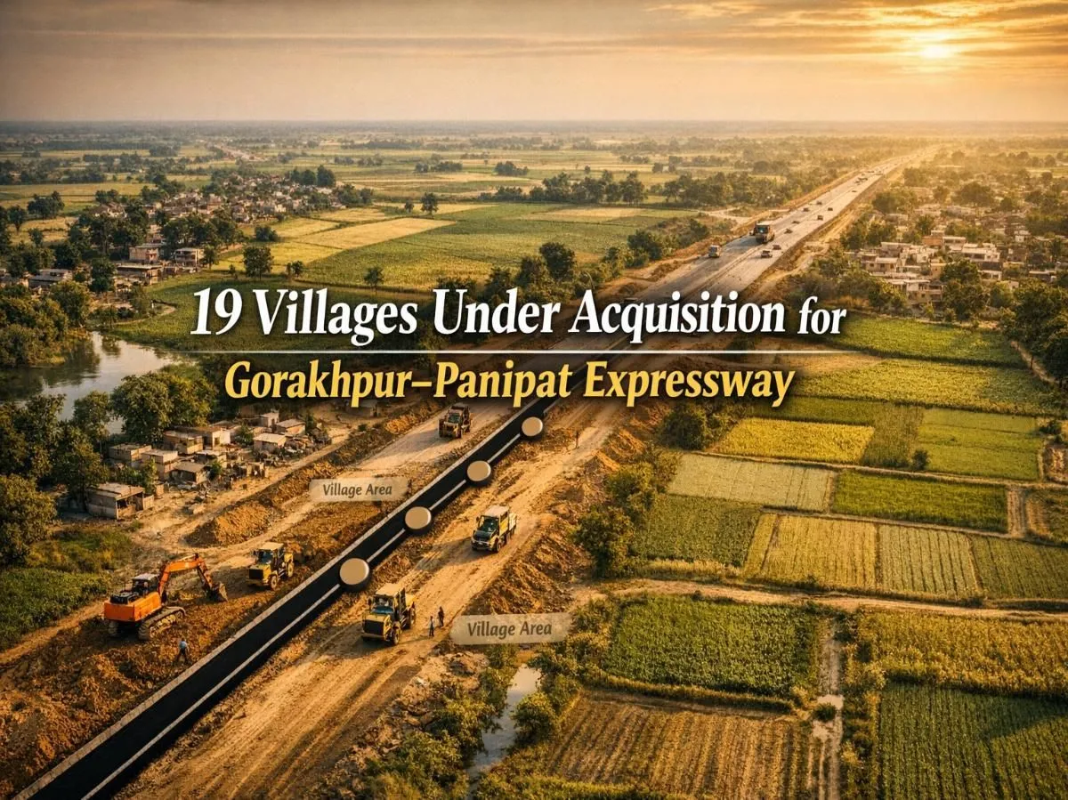 Gorakhpur-Panipat Expressway: Land Acquisition Begins in 19 Villages