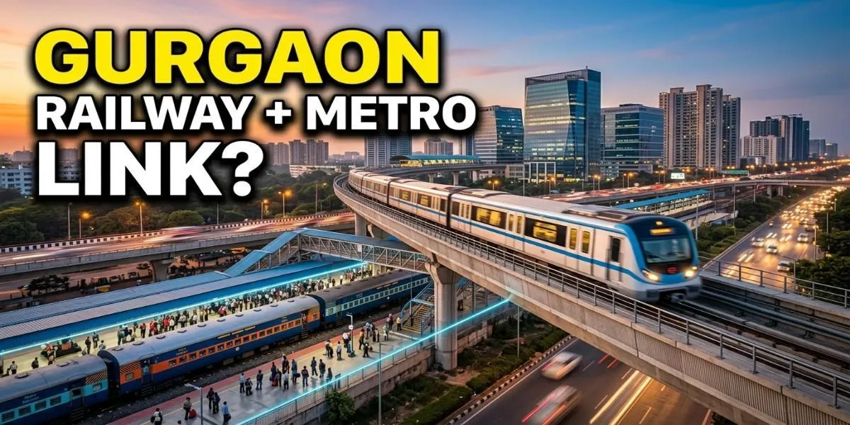 Train to Metro in Minutes? Gurugram Plans Direct Metro Link to Railway ...