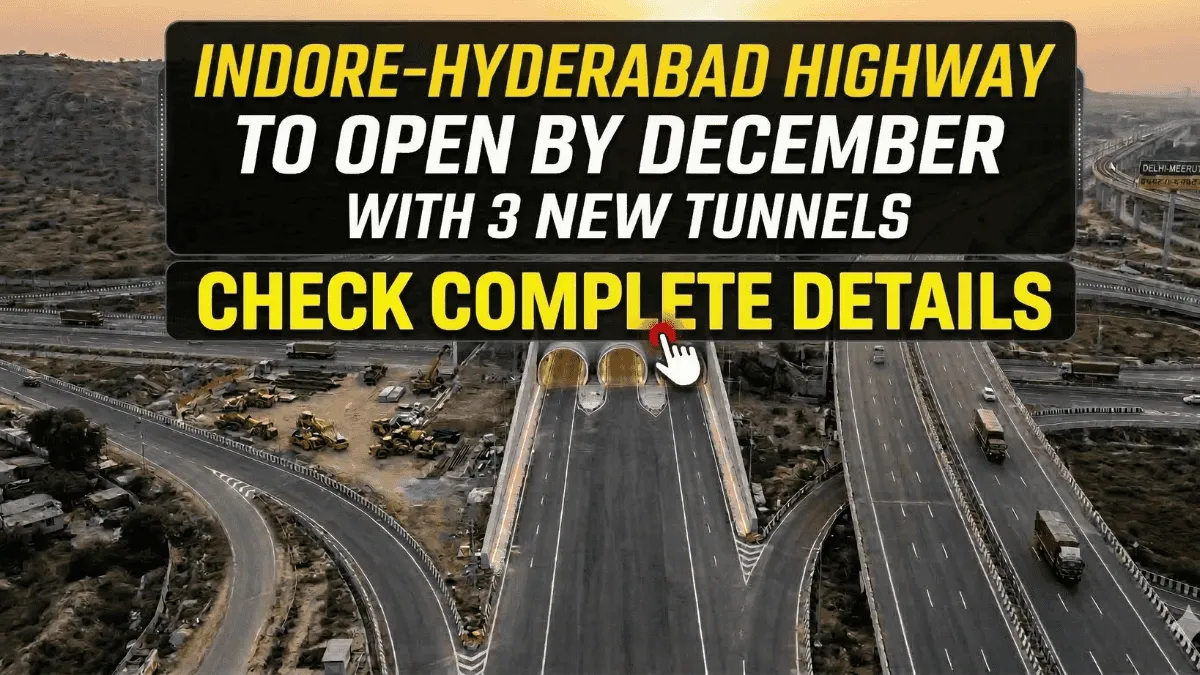 Indore-Hyderabad Highway Update: Project to Get 3 Tunnels, Completion ...
