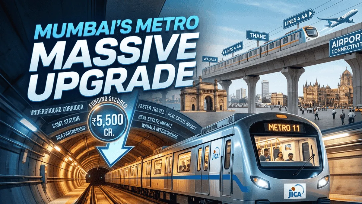 Mumbai’s Biggest Metro Upgrade Yet: Underground Line 11 Gets 5,500 Cr ...