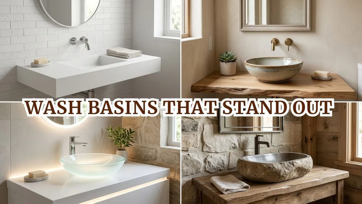 10 Wash Basin Designs That Make Even Small Bathrooms Look Planned
