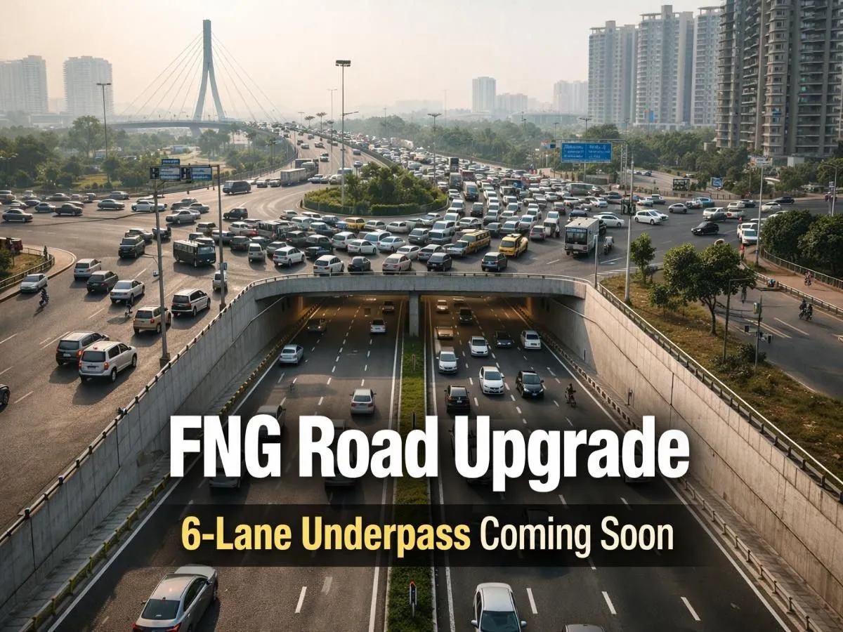 Noida Traffic Relief: INR 85 Crore Six-Lane Underpass Planned on FNG Road