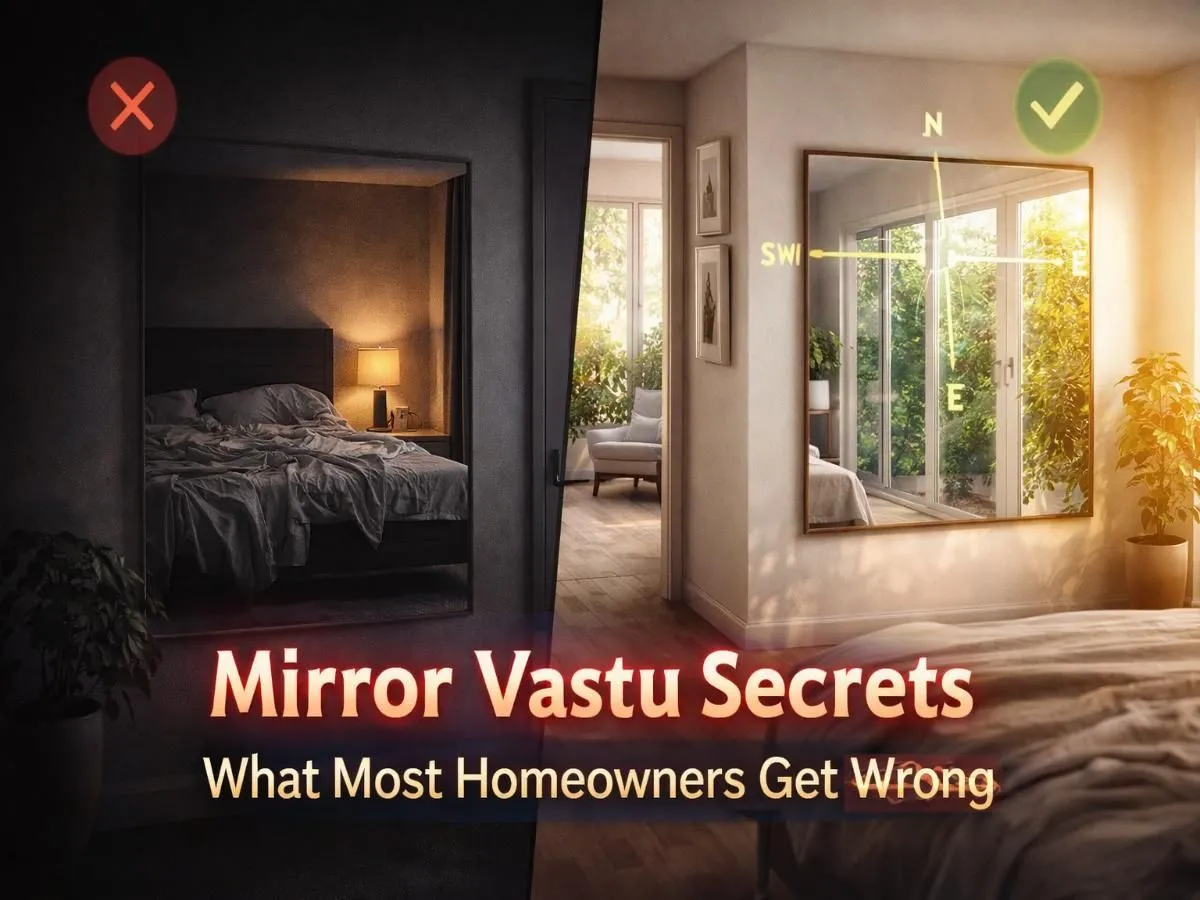 Mirror Placement as per Vastu: Direction, Shape, Size & Tips