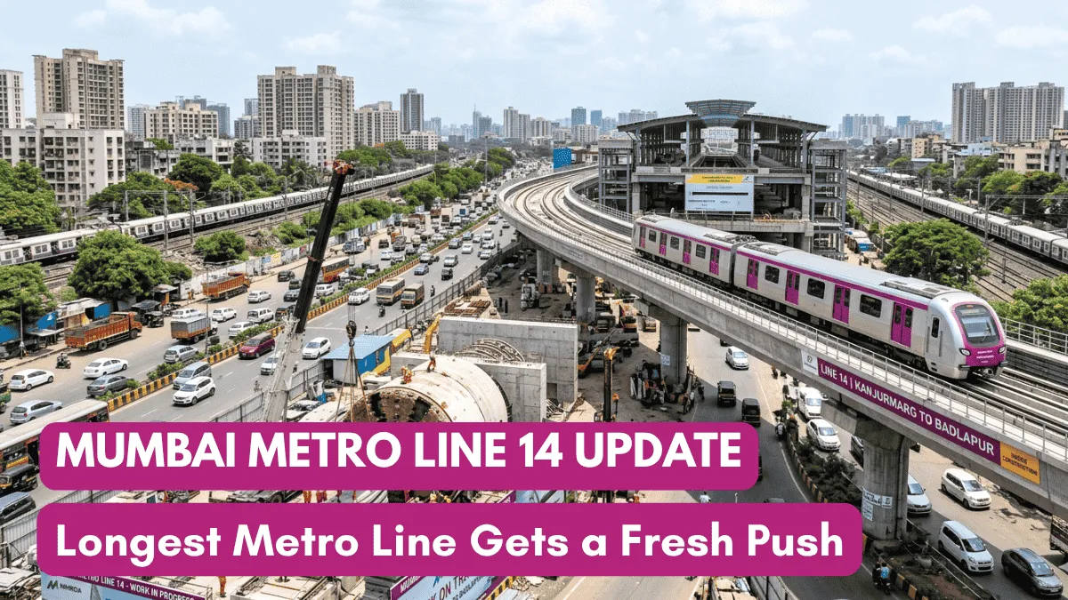 Mumbai Metro Line 14: Rs 18,000 Crore Metro Project Between Kanjurmarg ...