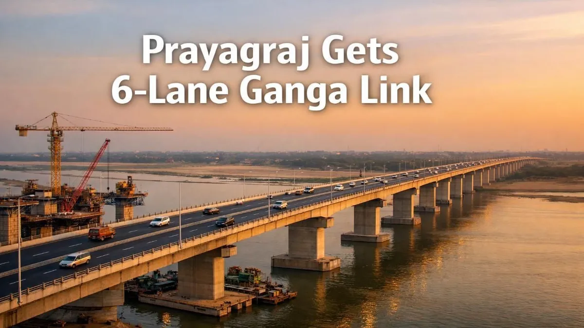 6-Lane Bridge Over Ganga In Prayagraj: Shringverpur Bridge To Complete ...