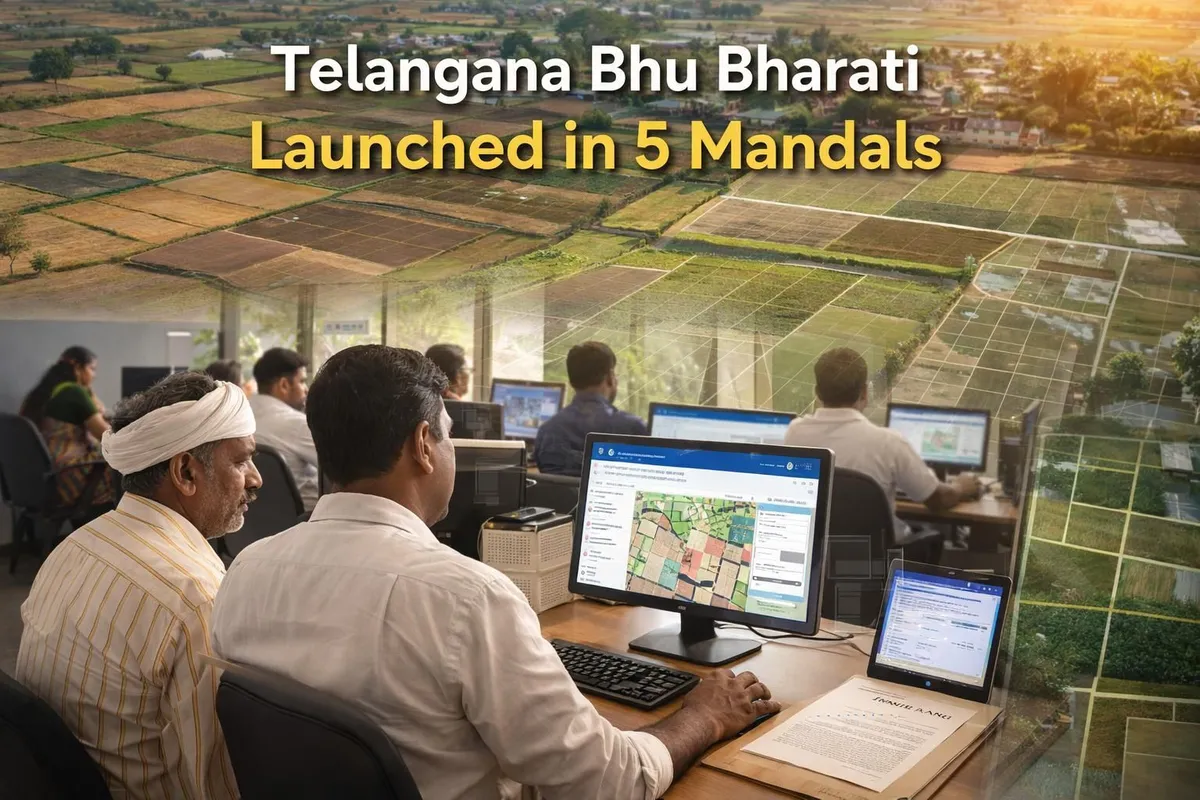 Pilot Testing of Telangana Bhu Bharati in 5 Mandals: A New Era for ...