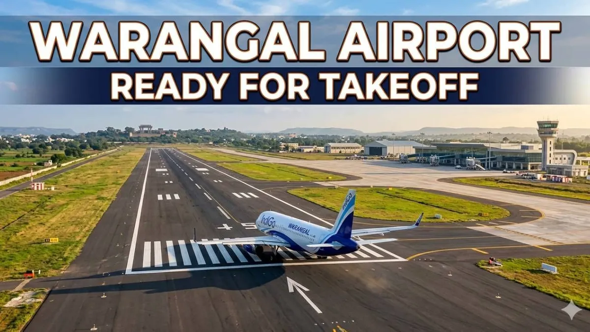 Warangal Airport Land Acquisition Complete and Construction Timeline ...