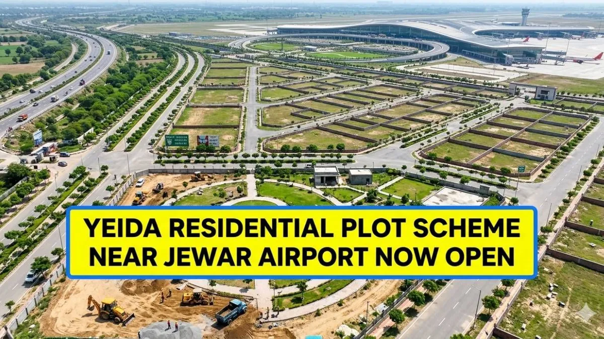 YEIDA Launches 973 Residential Plots Near Noida Airport: Apply Before May 6