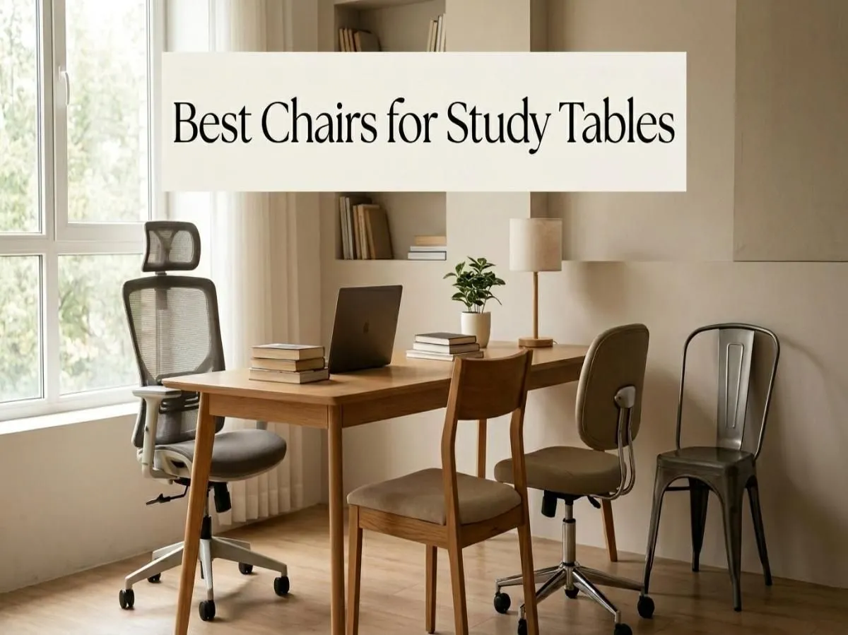 10 Best Chairs for Study Tables in 2026 for Comfort & Productivity