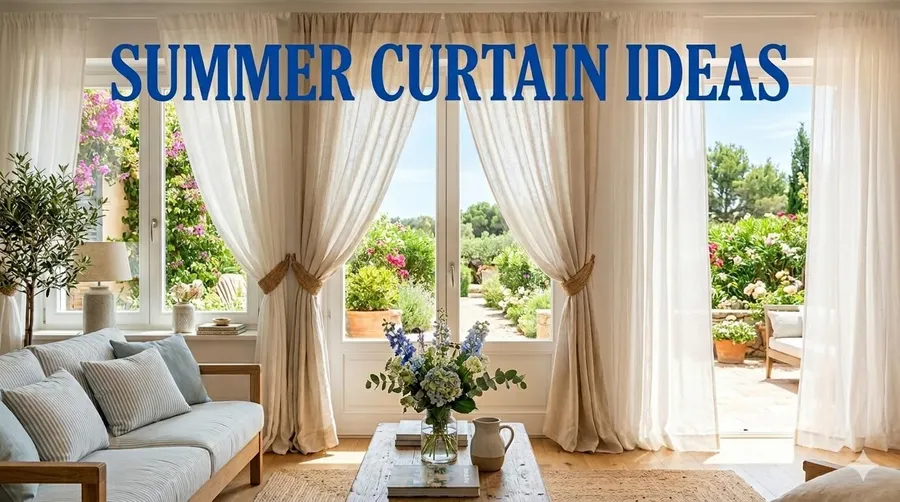 10 Summer Curtain Ideas to Keep Your Home Cool and Stylish