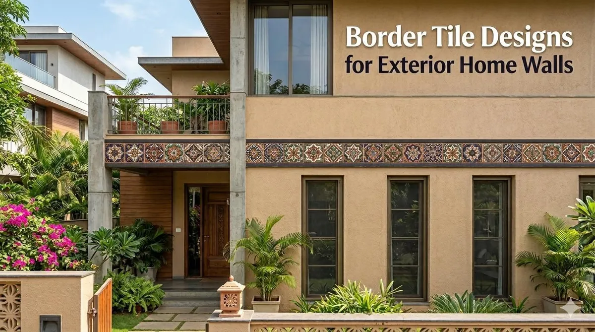 10 Border Tile Designs for Exterior Home Walls