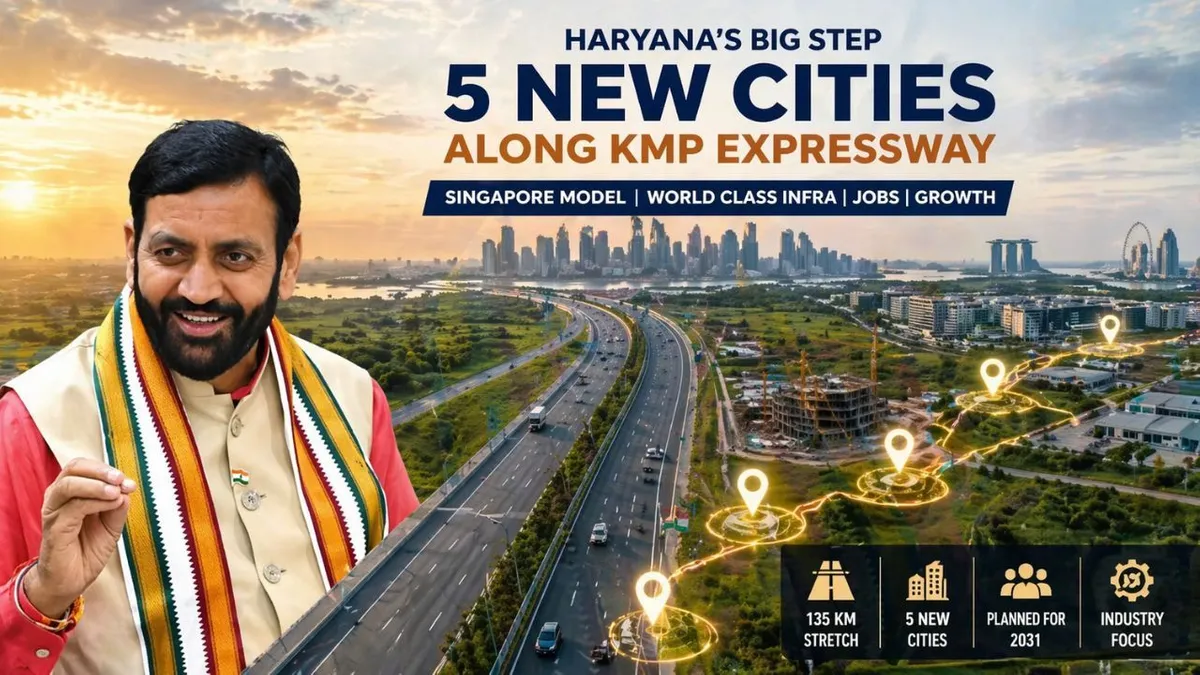 5 New Cities Planned Near Delhi: Haryana’s KMP Expressway Plan Could ...