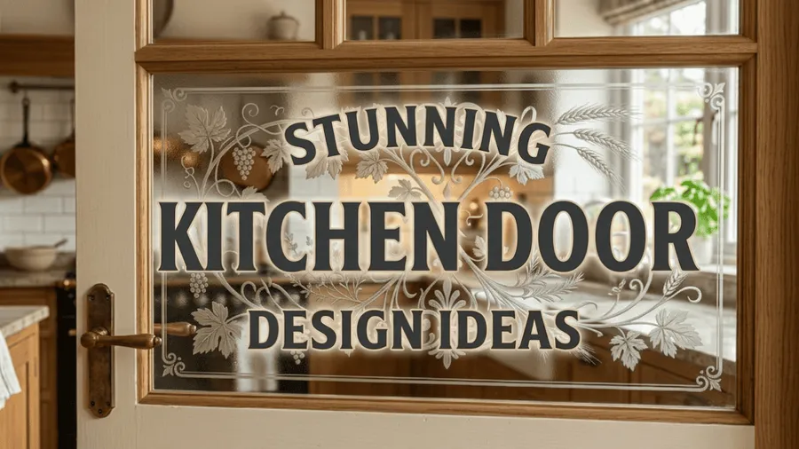 10 Brilliant Kitchen Door Design Ideas that People are Loving in 2026
