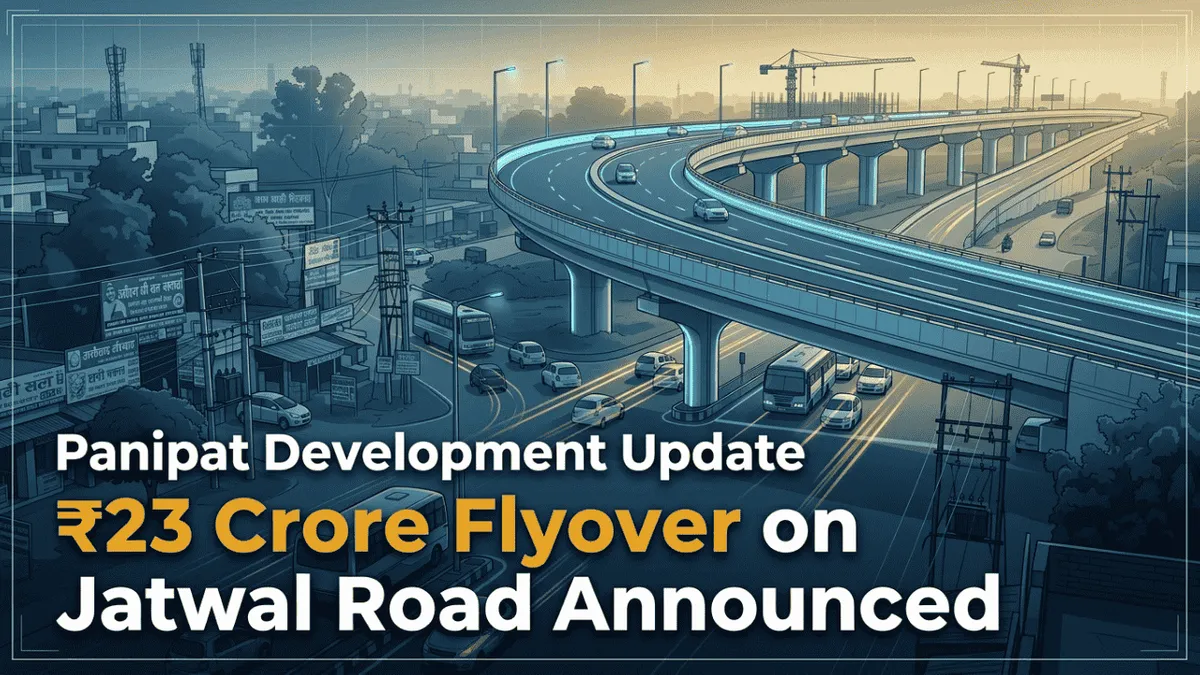 Why Panipat Is Building a New Flyover on Jatwal Road-Here’s What It Means
