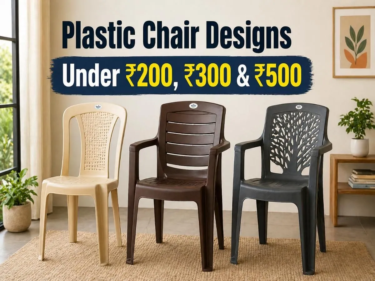 12 Plastic Chair Designs for Home with Cost - Under 500, Under 200 ...