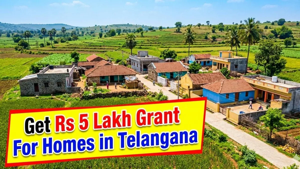Telangana Govt to Offer Rs 5 Lakh for Your New House Under Indiramma ...