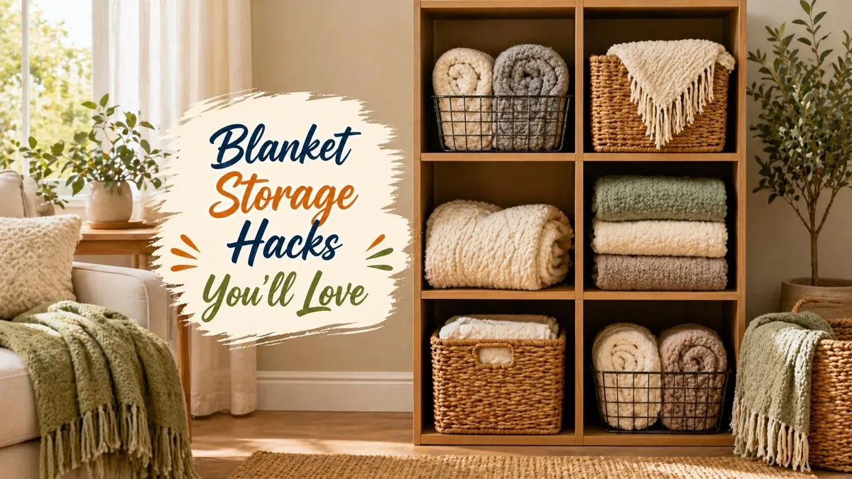9 Simple Blanket Storage Ideas For Home- The Hacks You Can’t Miss Out