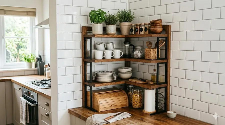 10 Smart Kitchen Rack Ideas to Keep Your Space Organised