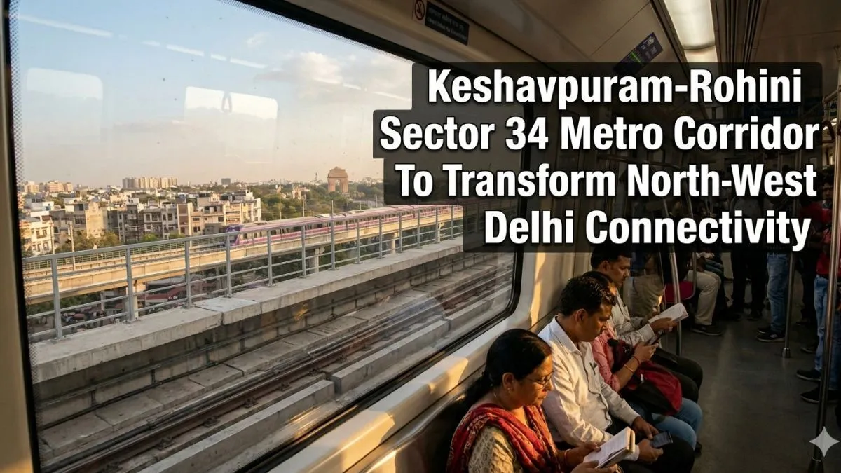 DMRC Plans New Metro Corridor Between Keshavpuram And Rohini Sector 34 ...
