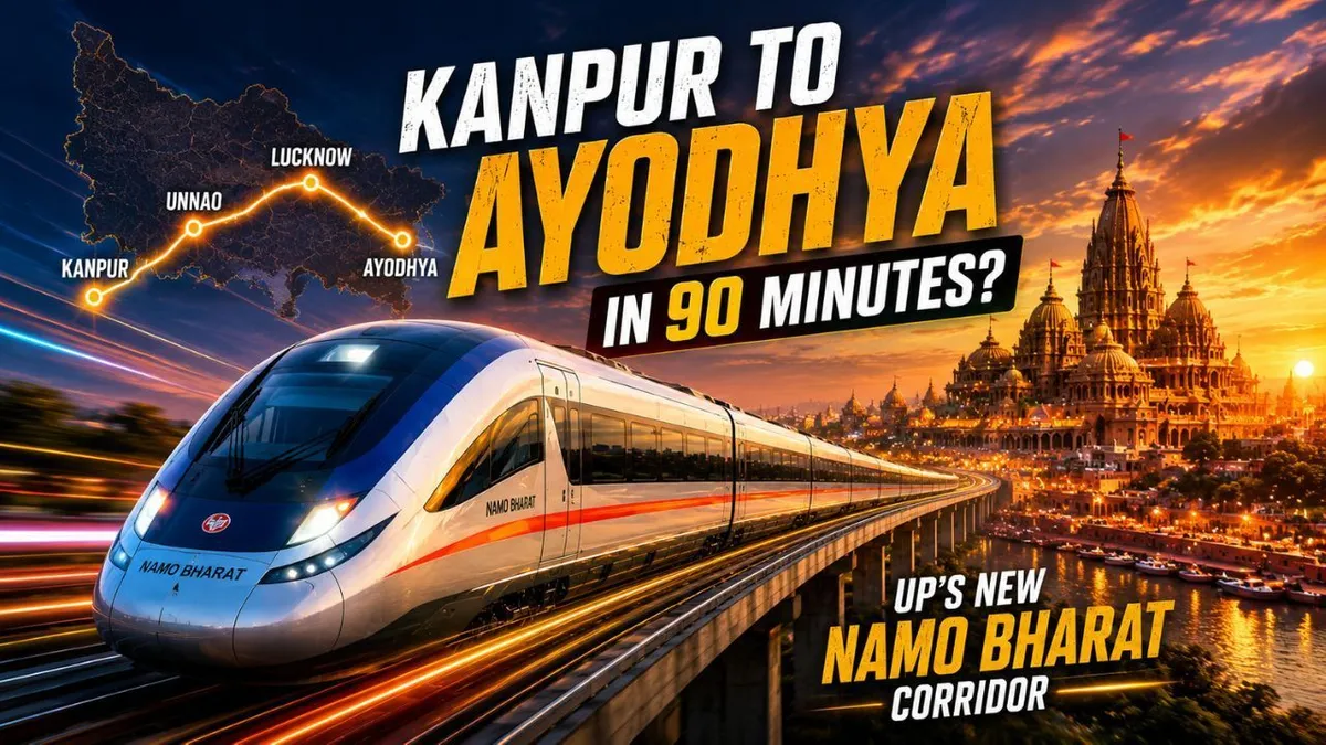 UP Namo Bharat Corridor: Check Full Route Map Connecting Kanpur ...