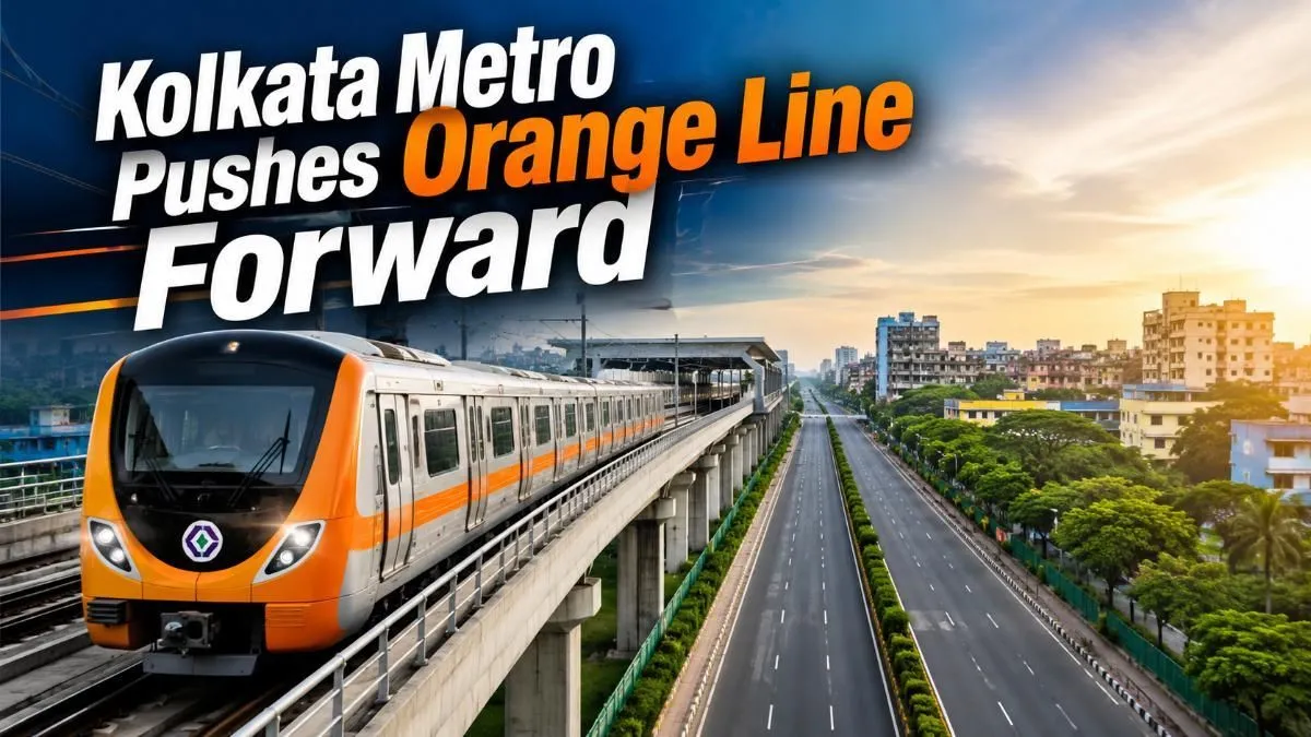 Kolkata Metro Orange Line Goes One Step Ahead- Chingrighata Now Traffic ...