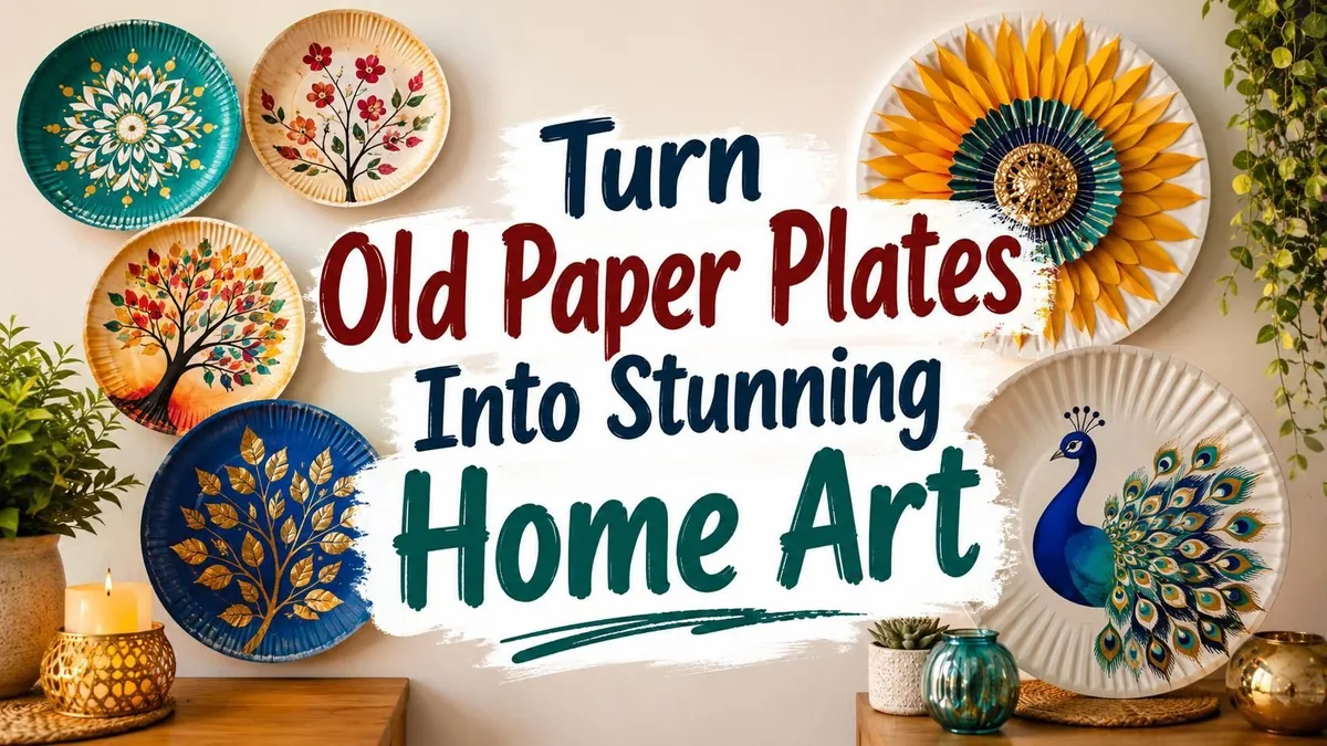 Use Old Paper Plate For Home Decor - 9 Ideas That Can Turn Your Home ...