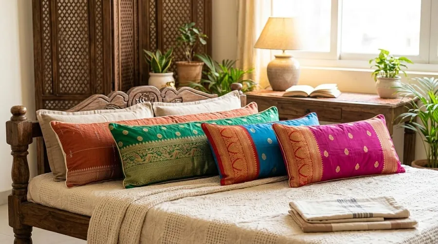 10 Creative Pillow Cover Ideas Made From Old Clothes