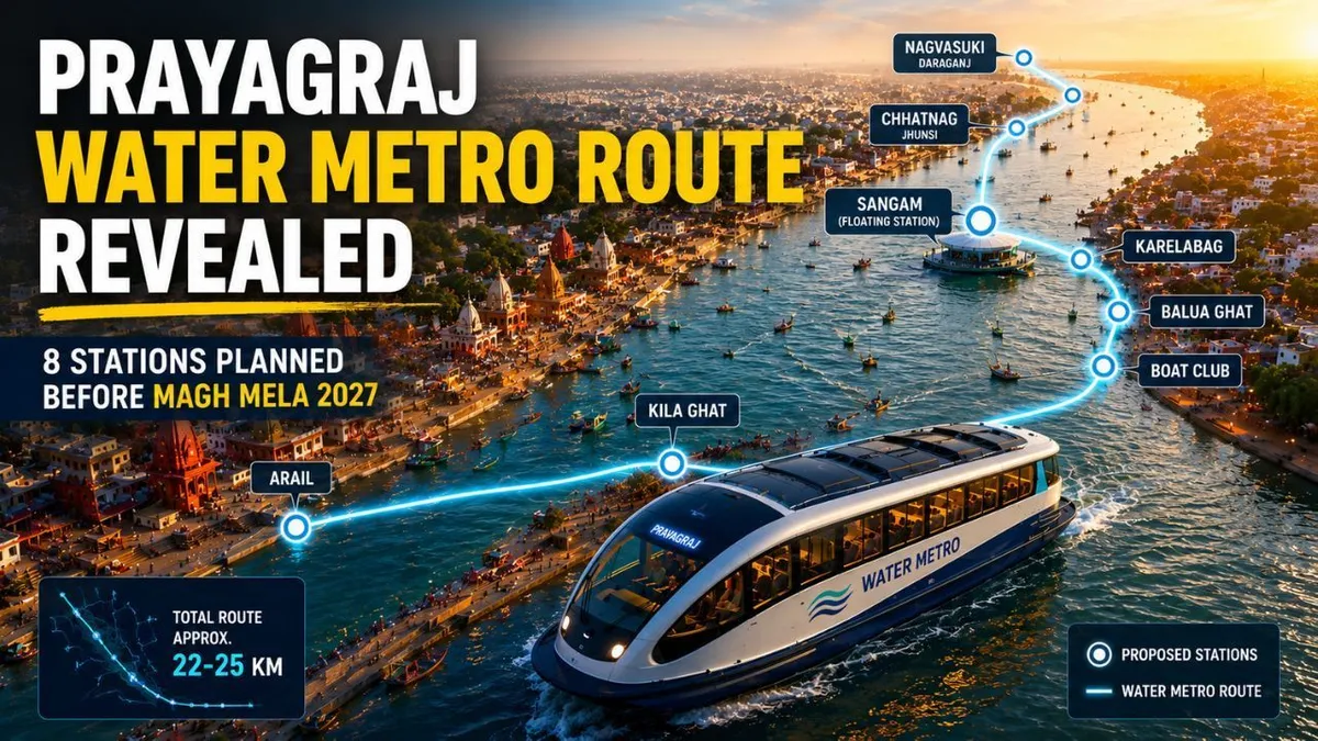 Prayagraj Water Metro Route Revealed: 8 Stations Planned Before Magh ...