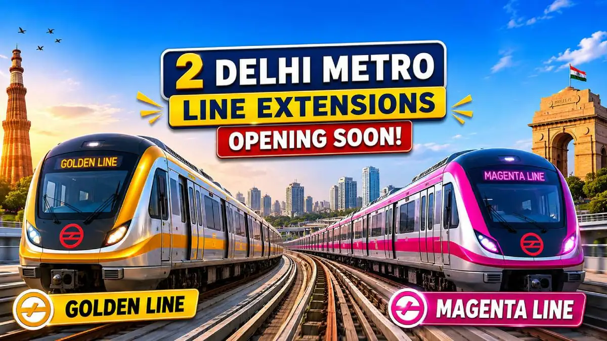 New Delhi Metro Magenta & Golden Lines to Cut Commute in Half with ...