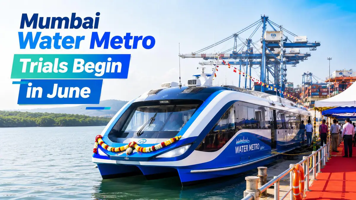 Mumbai Water Metro: First Electric Ferry Arrives at JNPT, Trials to ...