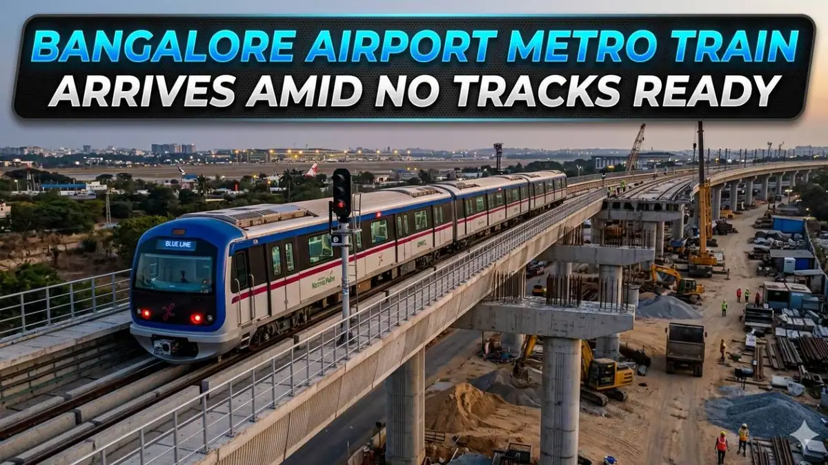 Namma Metro Blue Line Gets First Train Amid Track Delays Pushing ...