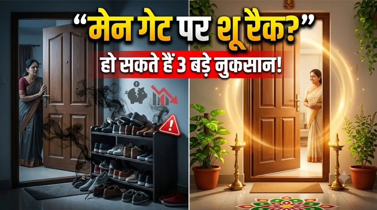 உங்கள் காலணிகளையும் செருப்புகளையும் பிரதான நுழைவாயிலில் வைக்கிறீர்களா ...