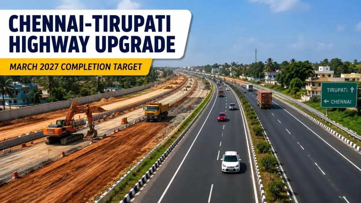 చెన్నై-తిరుపతి NH-716 విస్తరణ వాయిదా: కొత్త గడువు 2027.