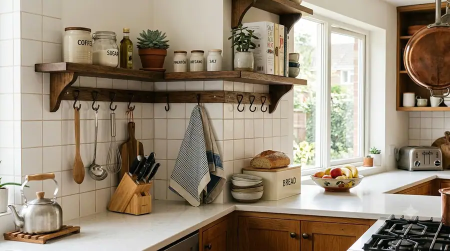 10 Corner Shelf Ideas for Kitchens That Maximize Storage and Style