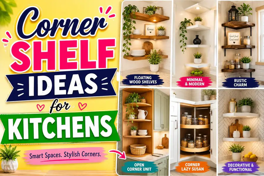 10 Corner Shelf Ideas for Kitchens That Maximize Storage and Style