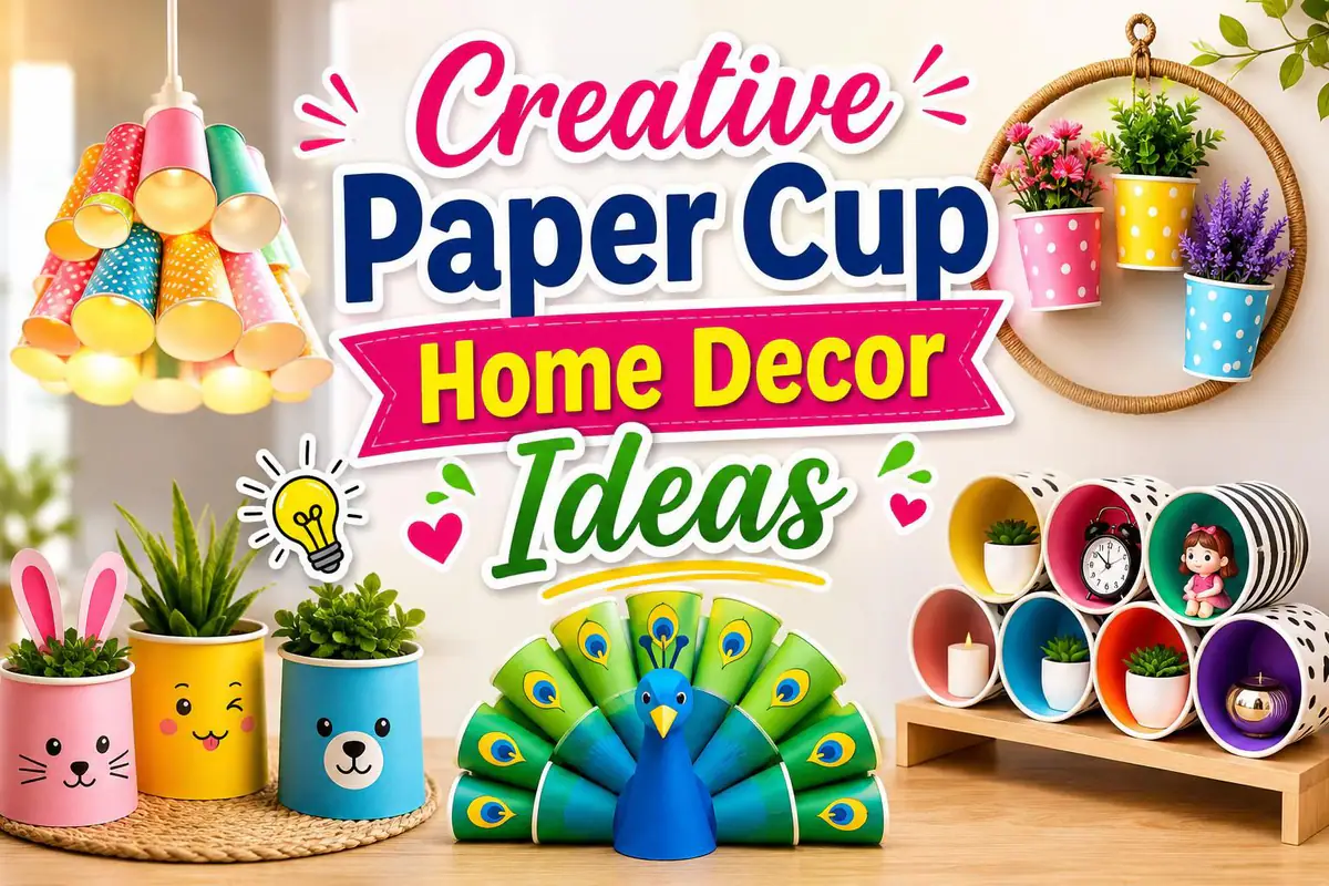 10 Creative Paper Cup Home Decor Ideas You Can Easily DIY