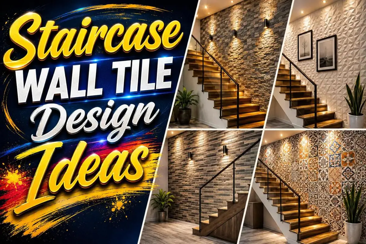 10 Staircase Wall Tile Design Ideas to Transform Your Home