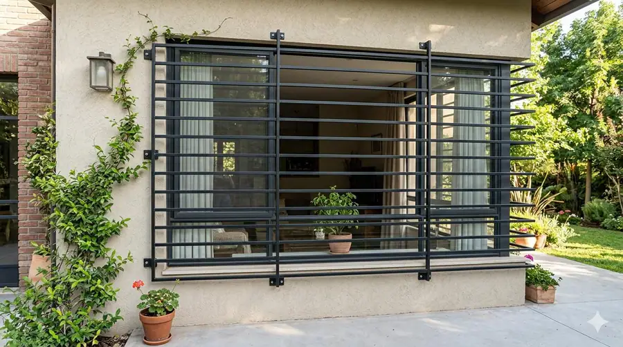 10 Steel Grill Designs for Windows That Combine Safety and Style