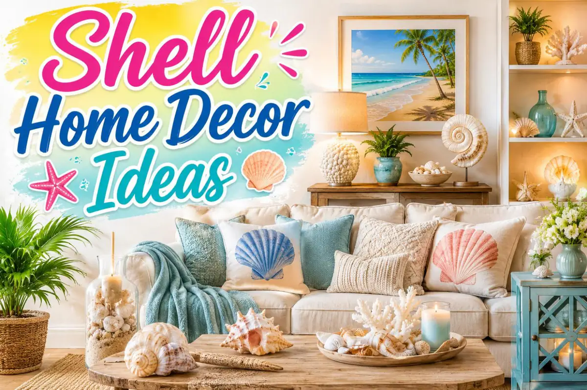 10 Shell Home Decor Ideas That Bring Coastal Charm Indoors