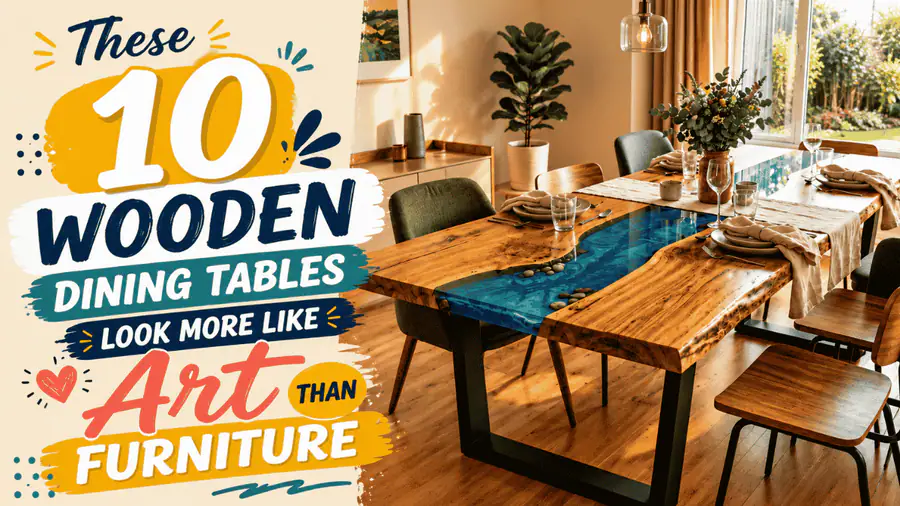 Wooden Dining Table Designs So Cool, You’ll Order Them Right Now
