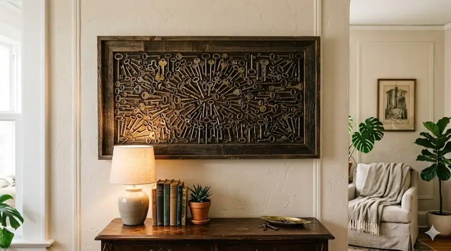 10 Creative Ways to Use Old Keys as Home Decor