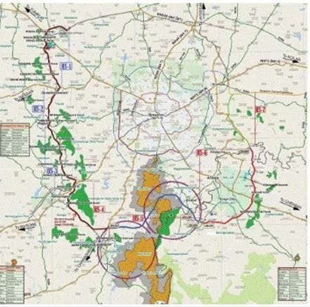 Bangalore Satellite Town Ring Road (STRR) - Route, Current Status, and ...