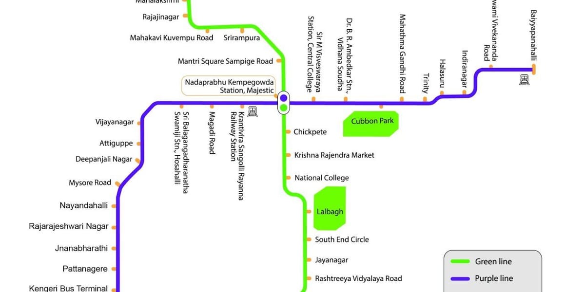 Deepanjali Nagar Metro Station on Namma Purple Line in Bangalore - A ...