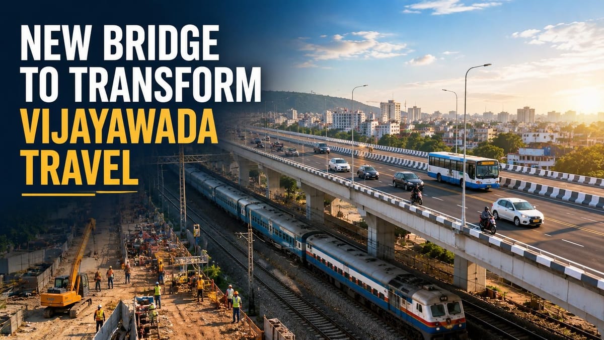 Gunadala-Vijayawada Road Over Bridge Project Begins as Foundation Stone ...