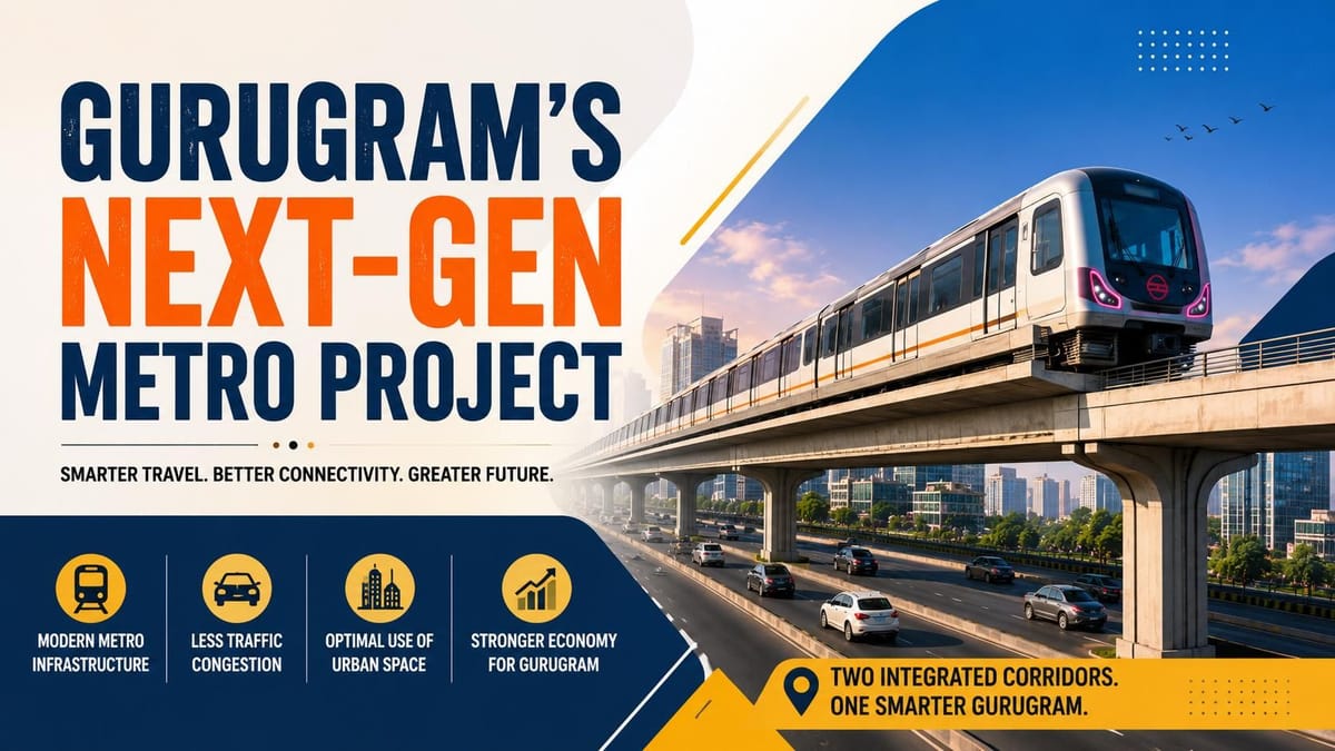 Gurugram to Get Two Double-Decker Metro-Road Corridors at Krishna Chowk ...